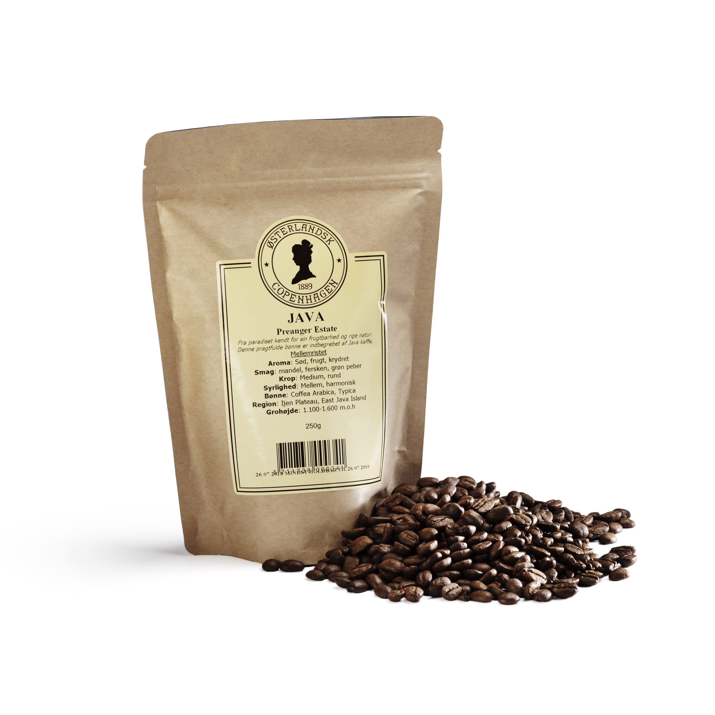 Java Purbaya Preanger Estate kaffe 250g - Østerlandsk Tehus