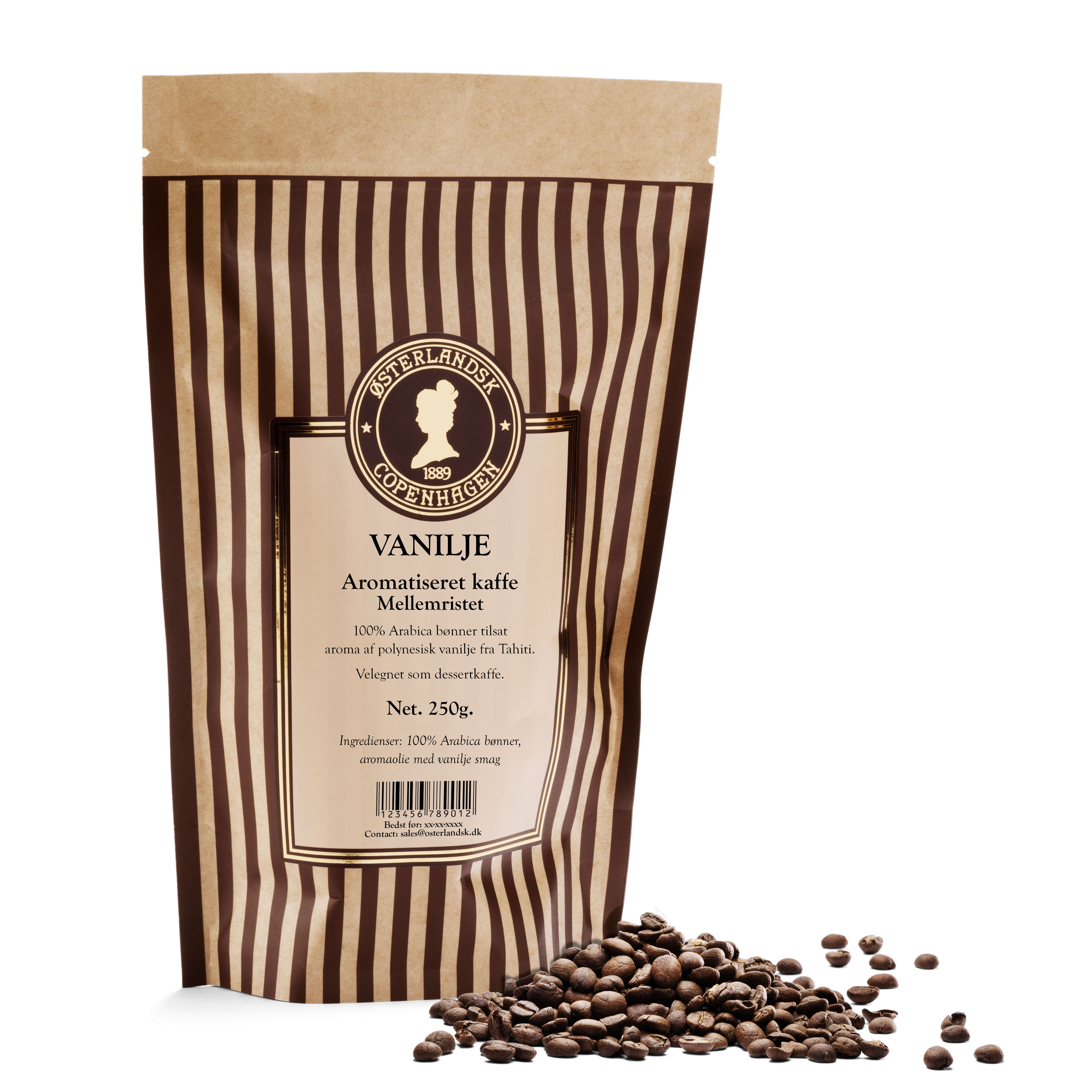 Vanilje kaffe 250g - Østerlandsk Tehus