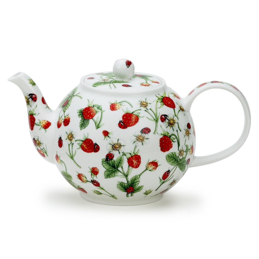 Dunoon Teapot - Dovedale Strawberry, 1,2 l. - Østerlandsk Tehus